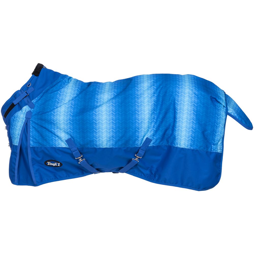 Tough 1 1200D Pony Chevron Print Turnout Blanket with Snuggit